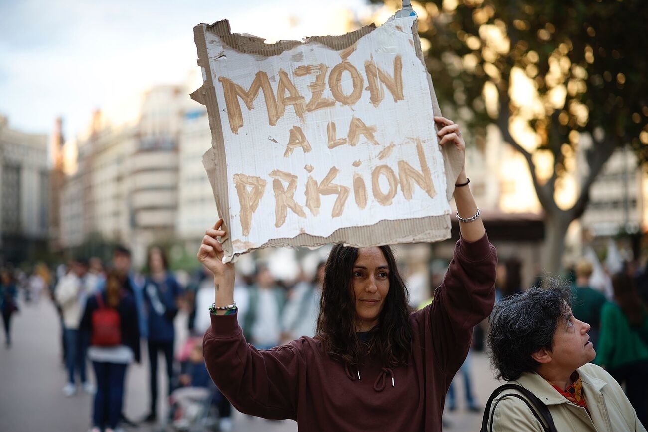 Spaniards demonstration over handling of flood disaster - Foto 2 de 12
