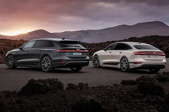 At the wheel of the Audi A6 e-tron: an electric car that cuts through ...